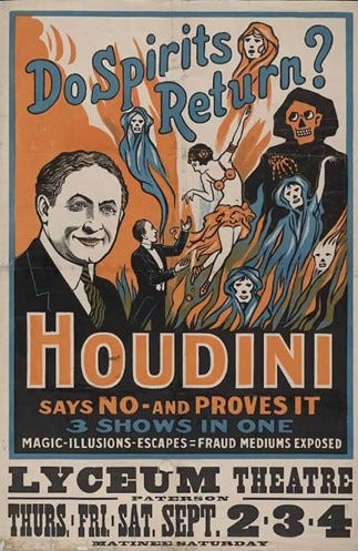 ΑΣΤΕΡΑΚΙ.....: Ο Απόκρυφος Τέσλα -- Harry Houdini εναντίον της ...
