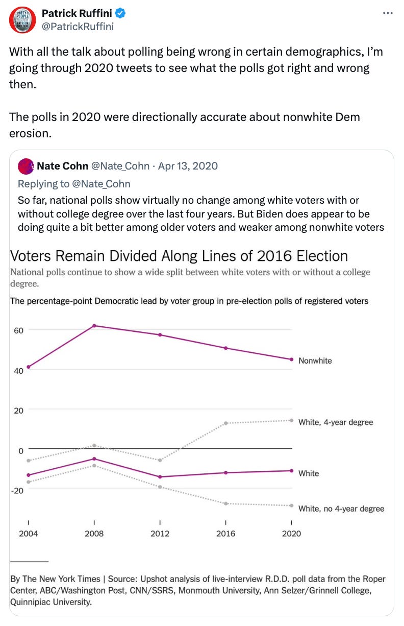 Racial realignment mega-thread - by Patrick Ruffini