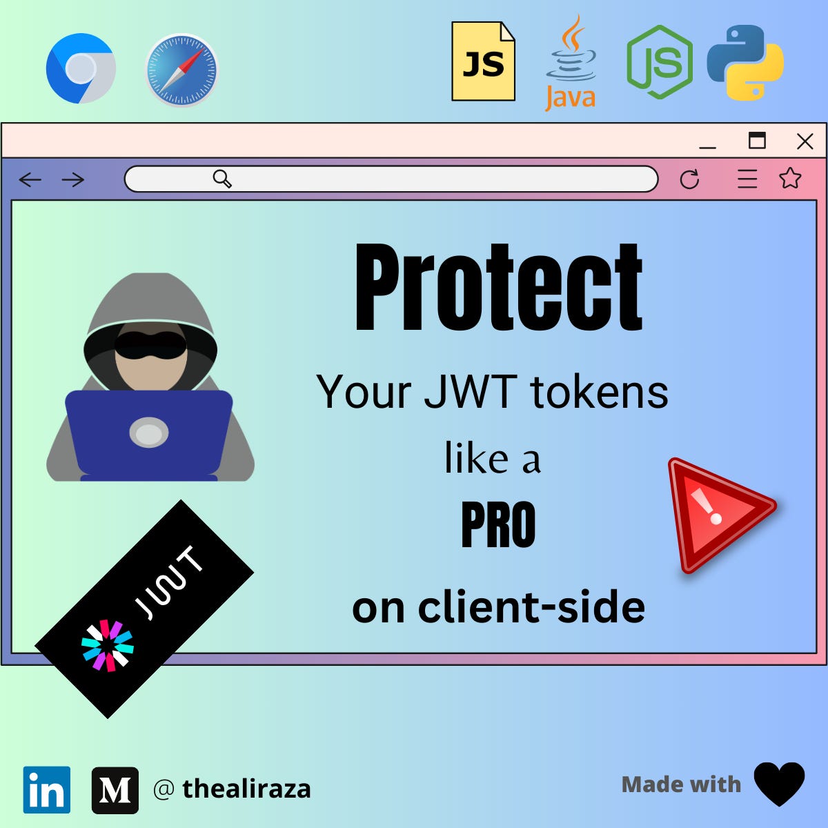 Secure your JWTs on client-side - by Ali Raza