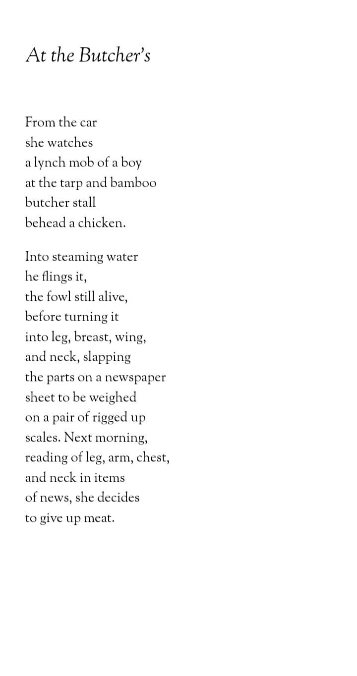 Butcher shop poems - by Rahul Singh - Mehfil