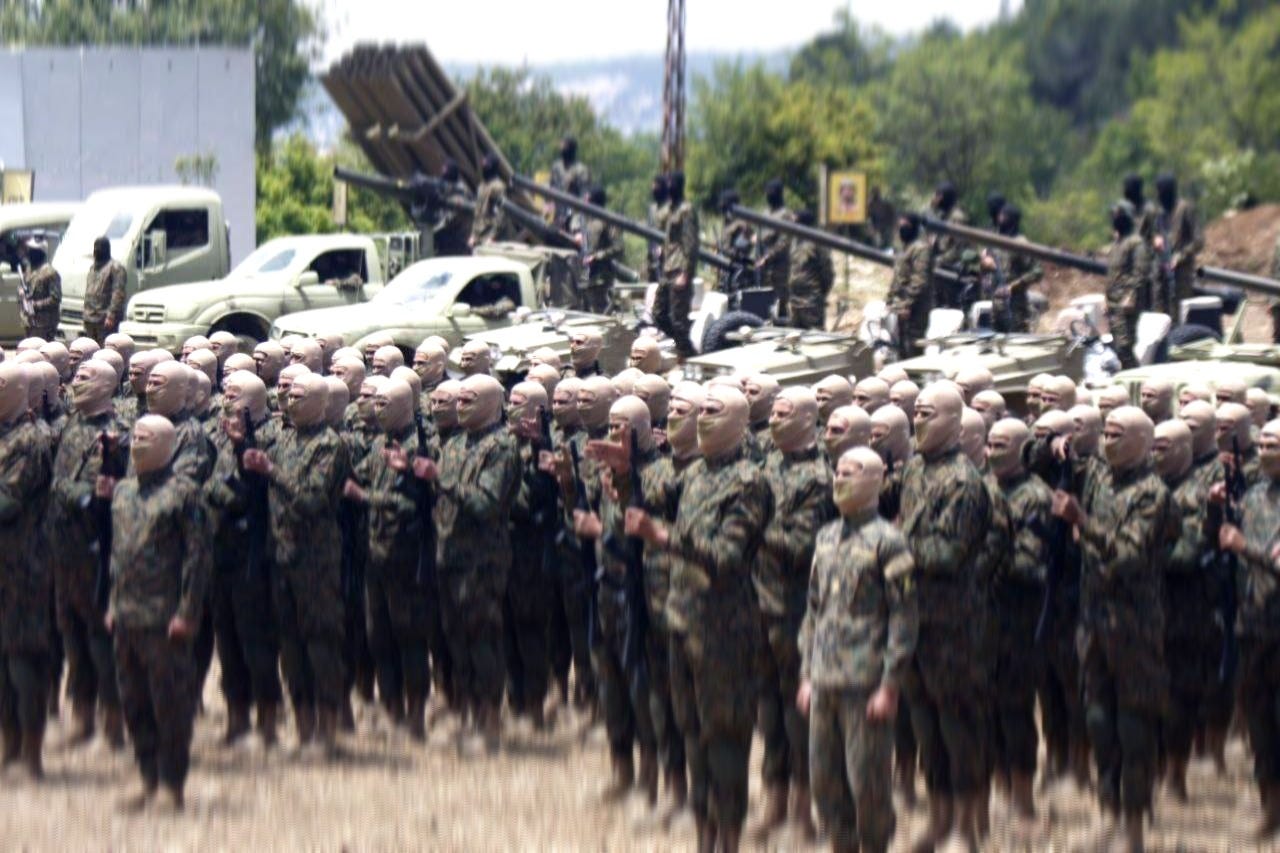 Weapons Used by Hezbollah During Military Exercise in Lebanon