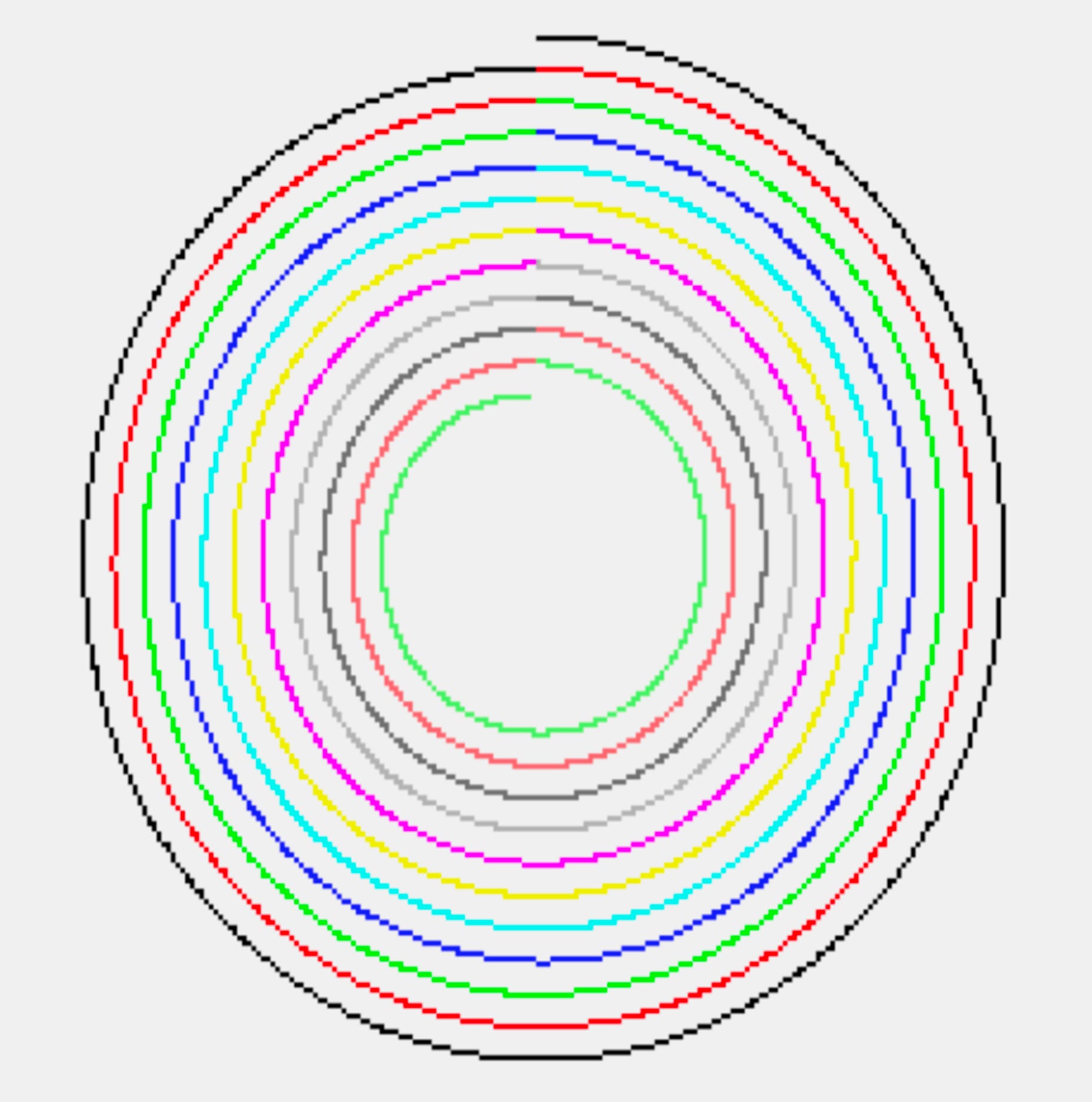 Drawing a Spiral in GFA BASIC - by Paul Lefebvre