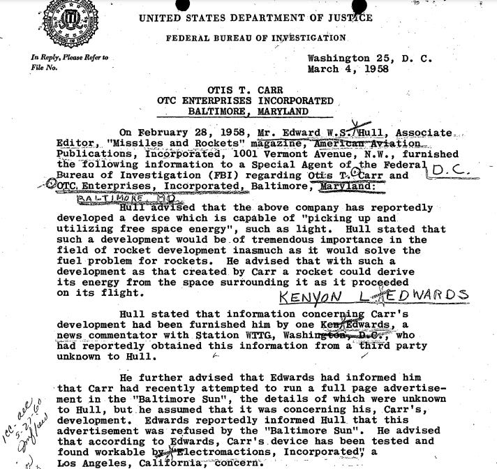 The Story of Otis T. Carr: The Man Who Supposedly Invented An ‘Anti ...