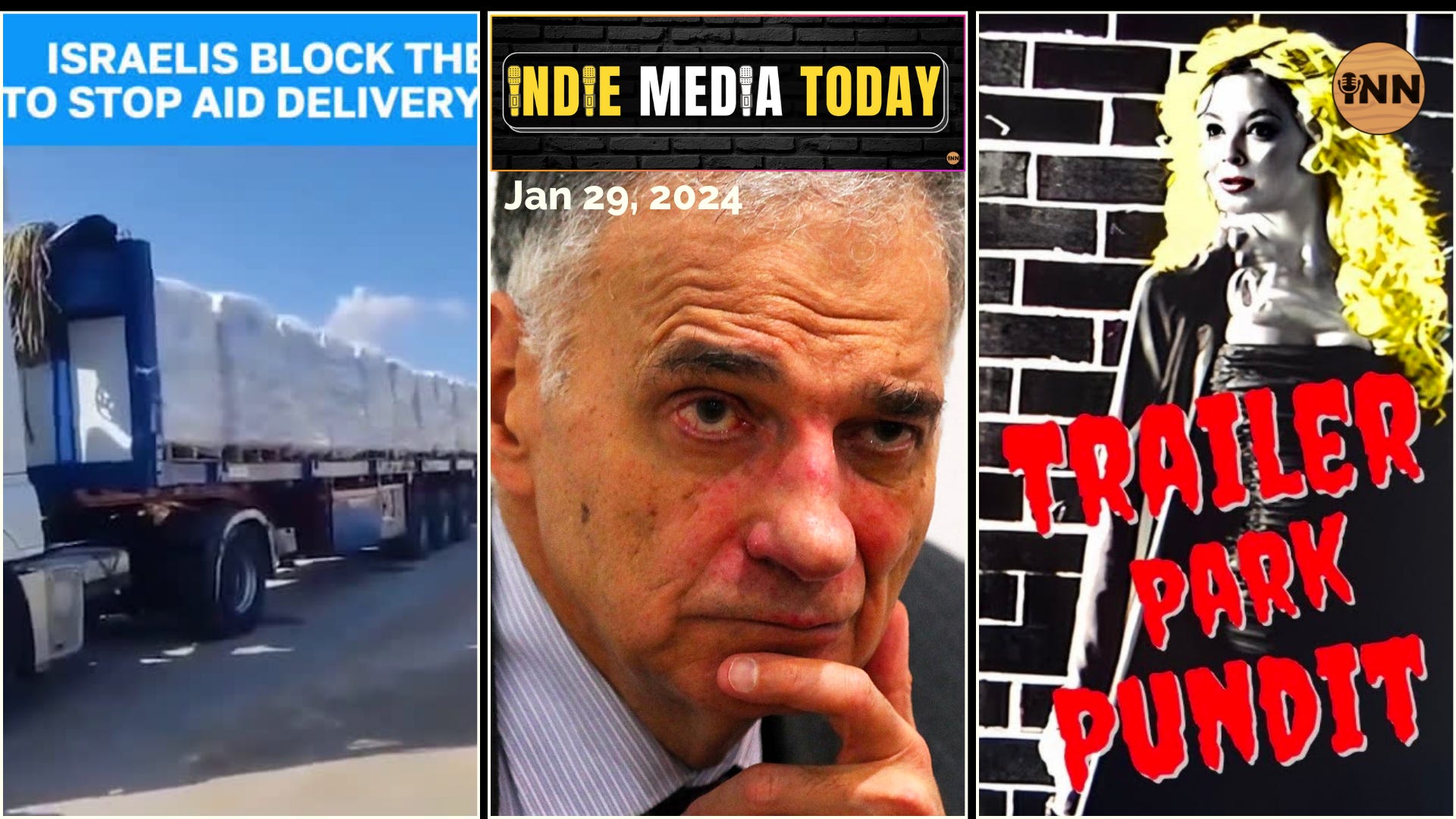 Israel BLOCKS Humanitarian Aid to Gaza, Ralph Nader: Canary in the Coalmine, Jesse Jett Plays ...
