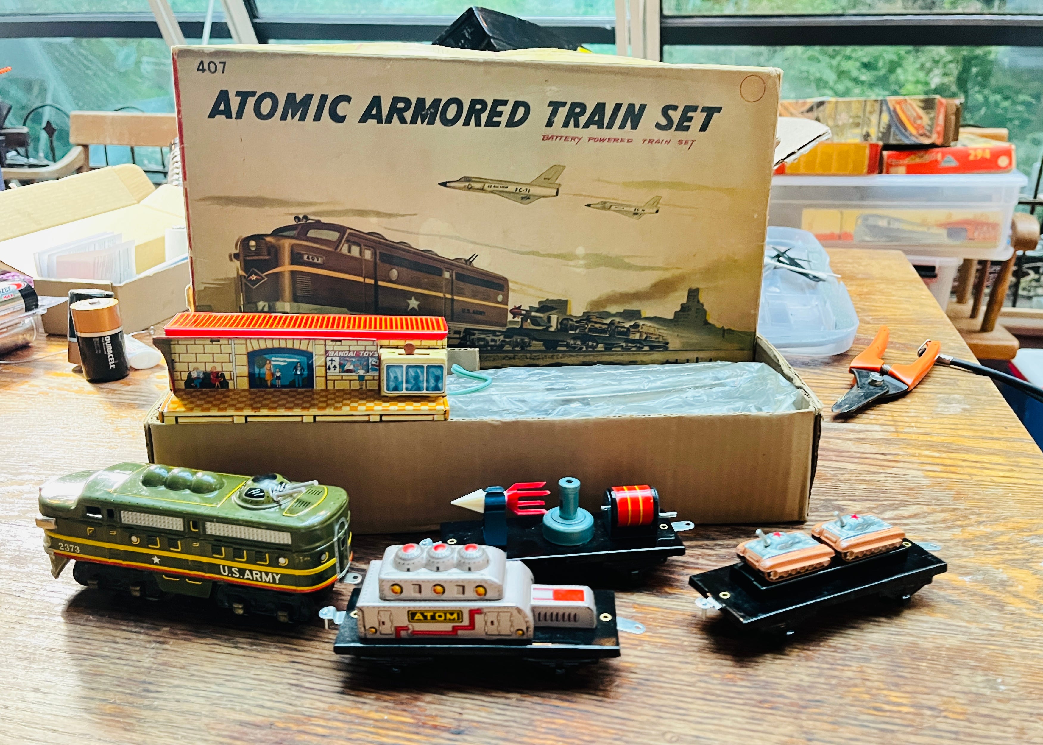 Atomic Armored Train Set - by Peter Bahouth