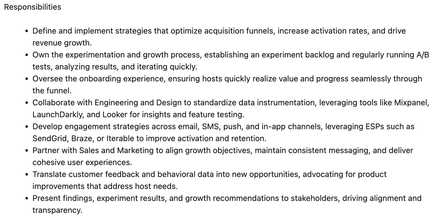 Good and bad growth job descriptions - by Elena Verna