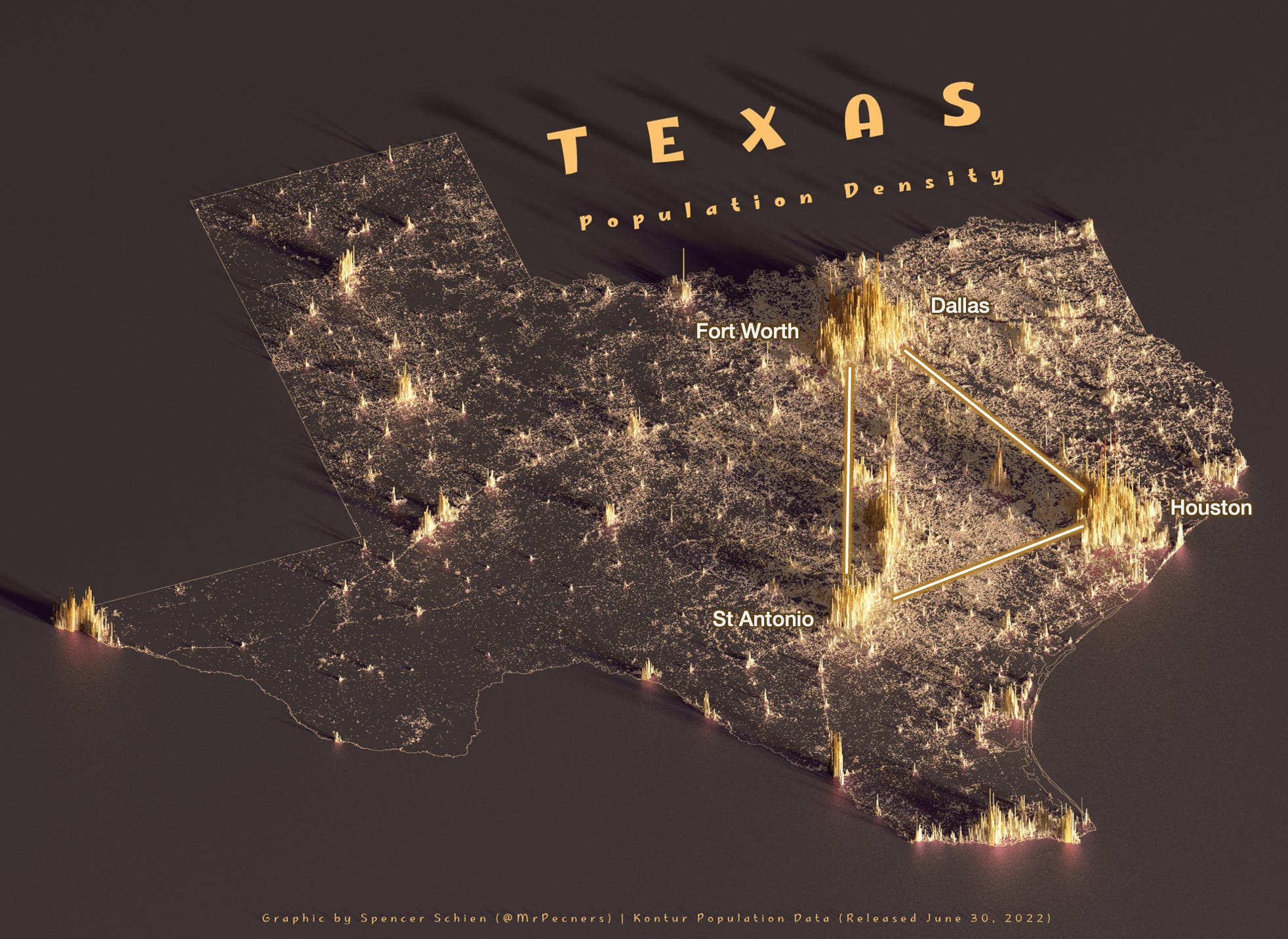 Golden Triangle Texas Map