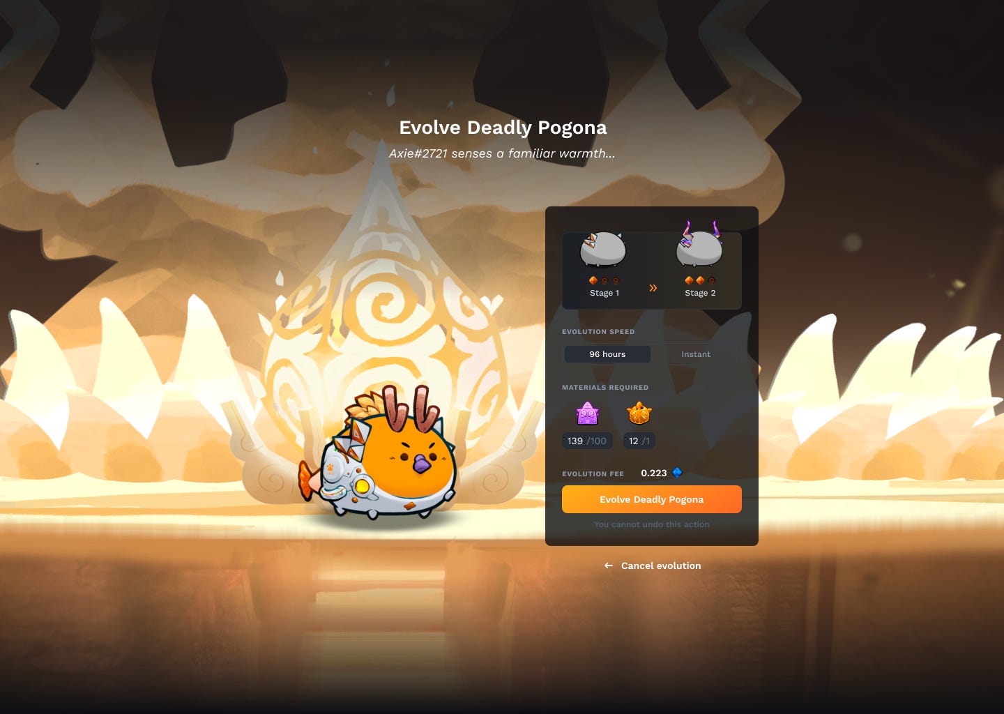 A revolução da evolução: Axie Part Evolution CHEGOU!