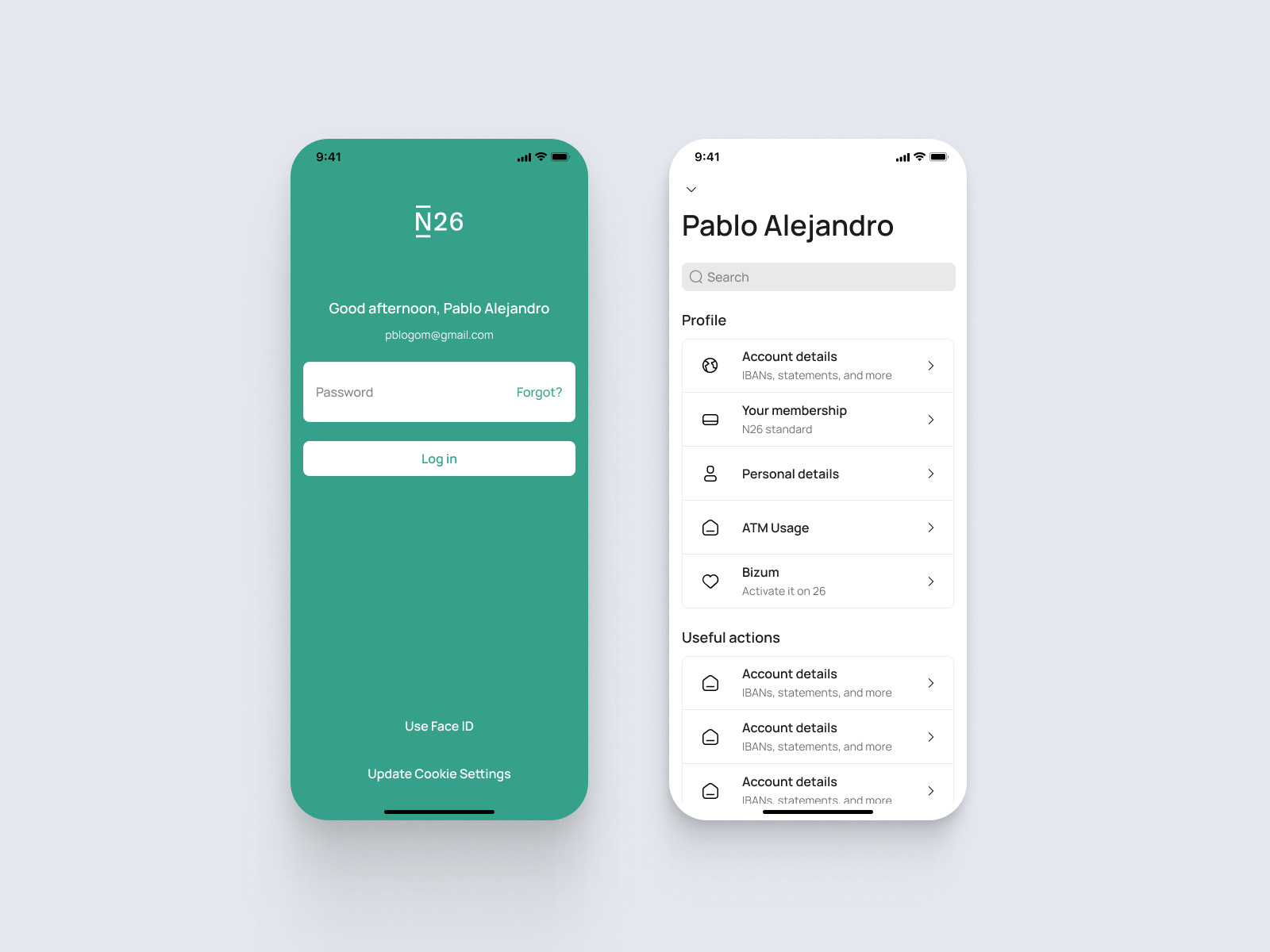N26 inspired library! 🏦 - by Pablo Alejandro Gomez