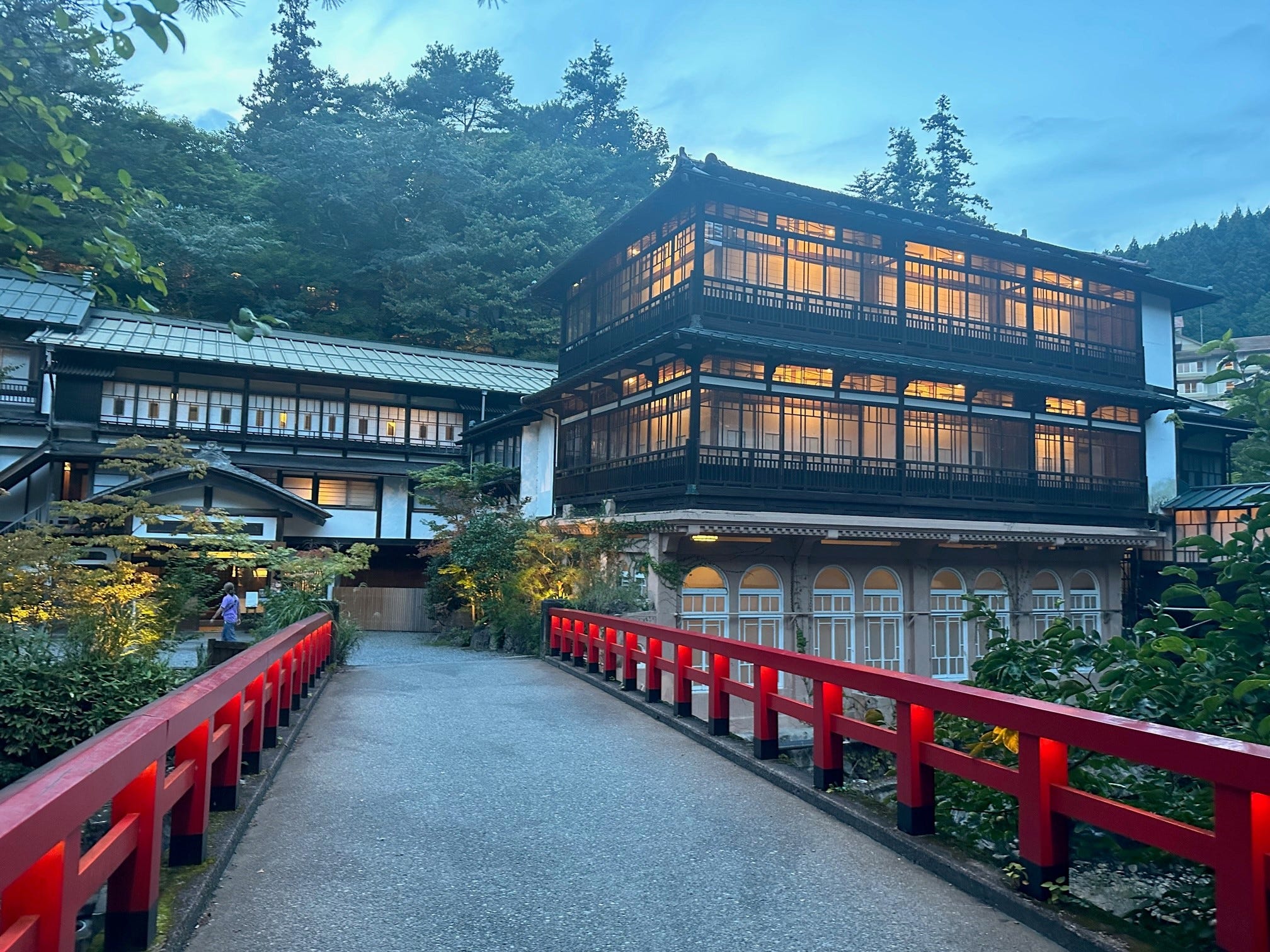 Shima onsen, Okushima and Shima Lakes, Gunma Prefecture, Japan