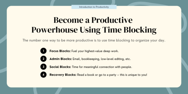 The Productive Flourishing Productivity Primer