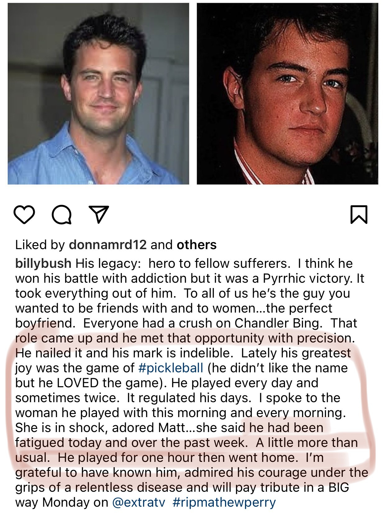 MSM reporting of Matthew Perry's death screams "Blame the Victim!"