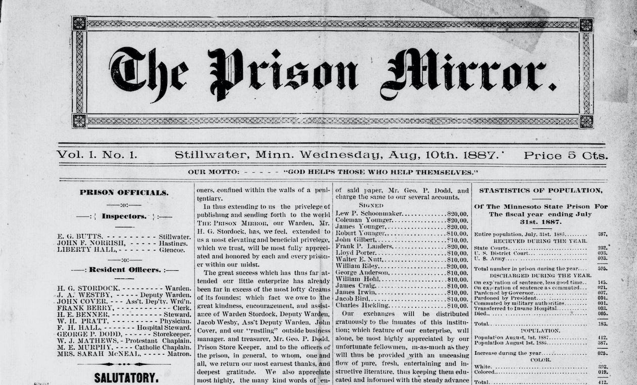 Notebook: (2) Prison Writing, Prison Reading - Book Post