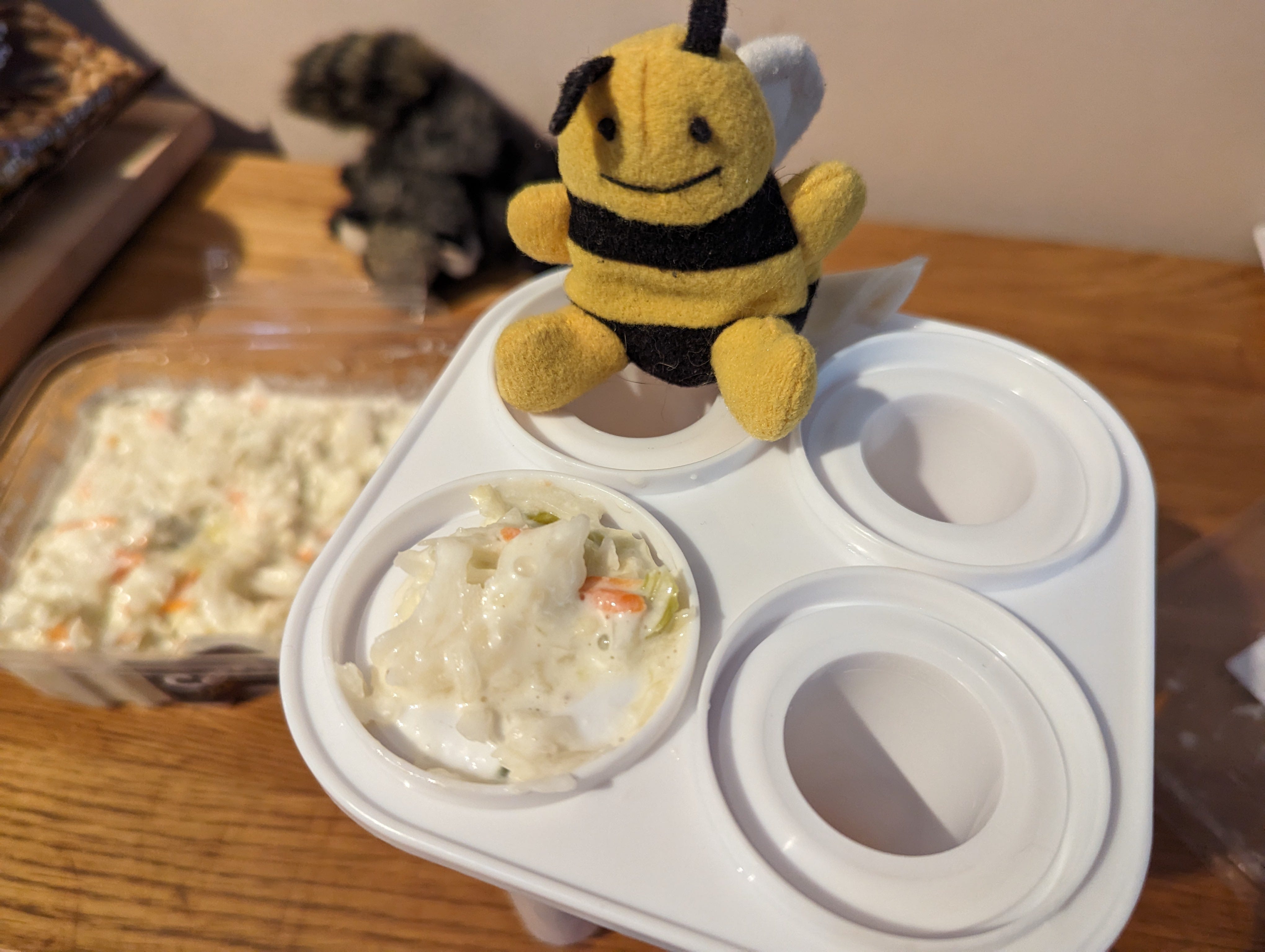 The coleslaw popsicle - by Dennis Lee - Food is Stupid