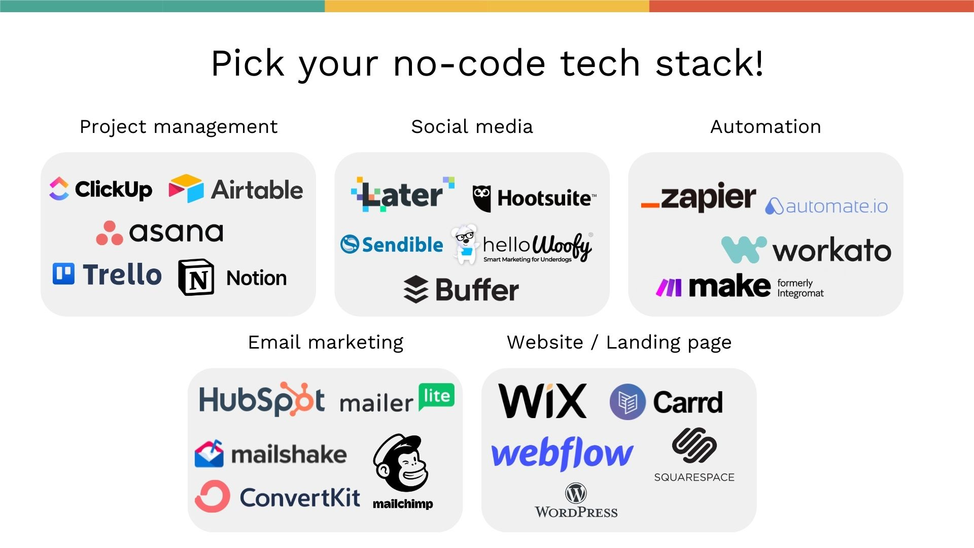 Stack NoCode & Saas Marketplace - by Andrea Zurini