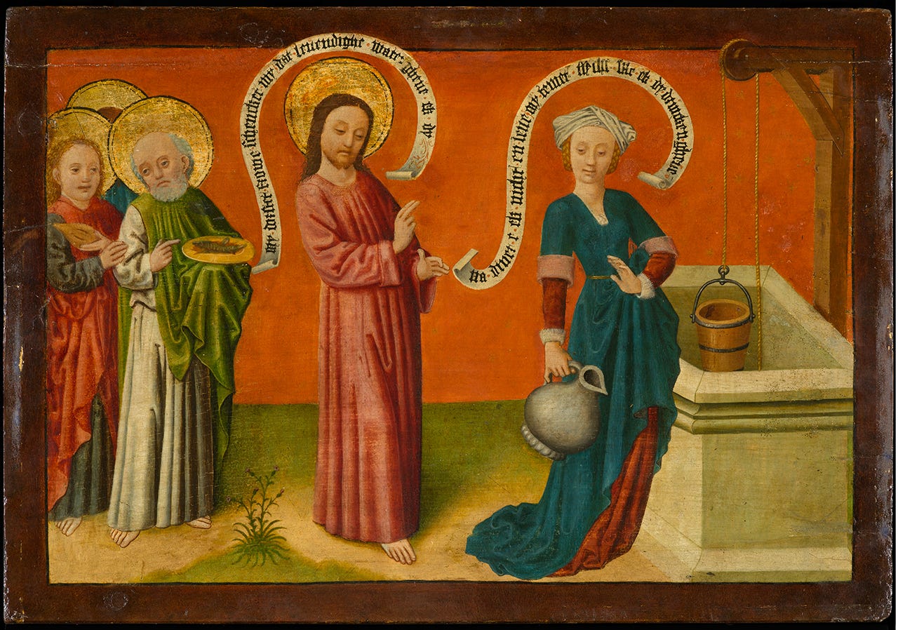 Christ and the Woman of Samaria - by Dark Age Apologist
