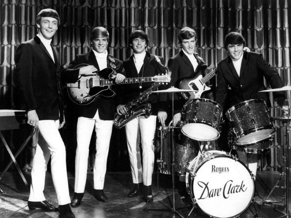 Were the Dave Clark Five another creation of Tavistock?
