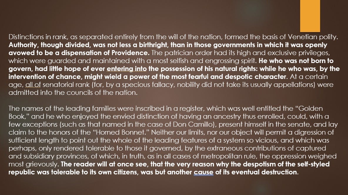 James Fenimore Cooper’s ‘The Bravo’: A Lesson in Political Intelligence