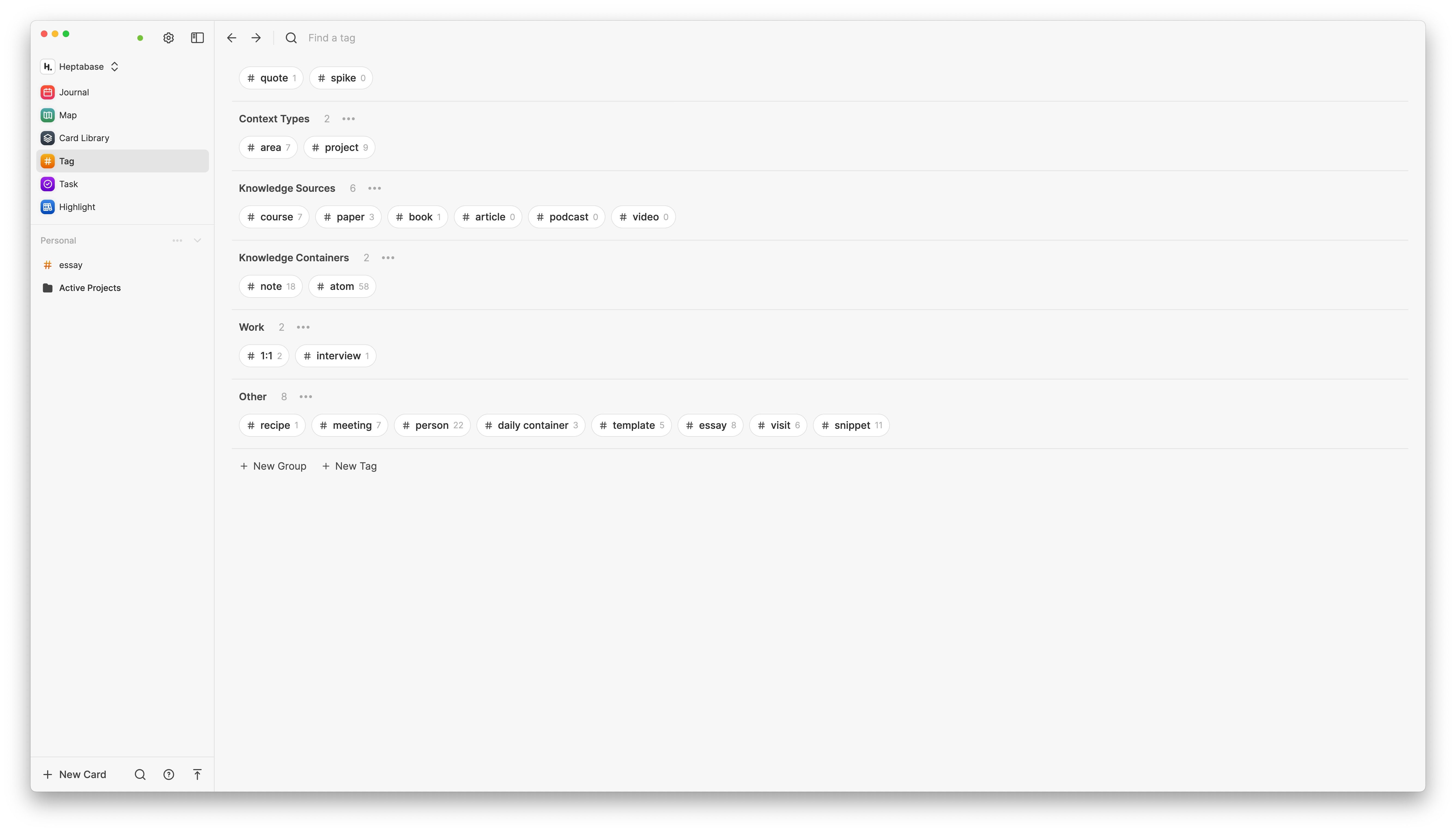 Heptabase - Statically Typed and Visual PKM Tool