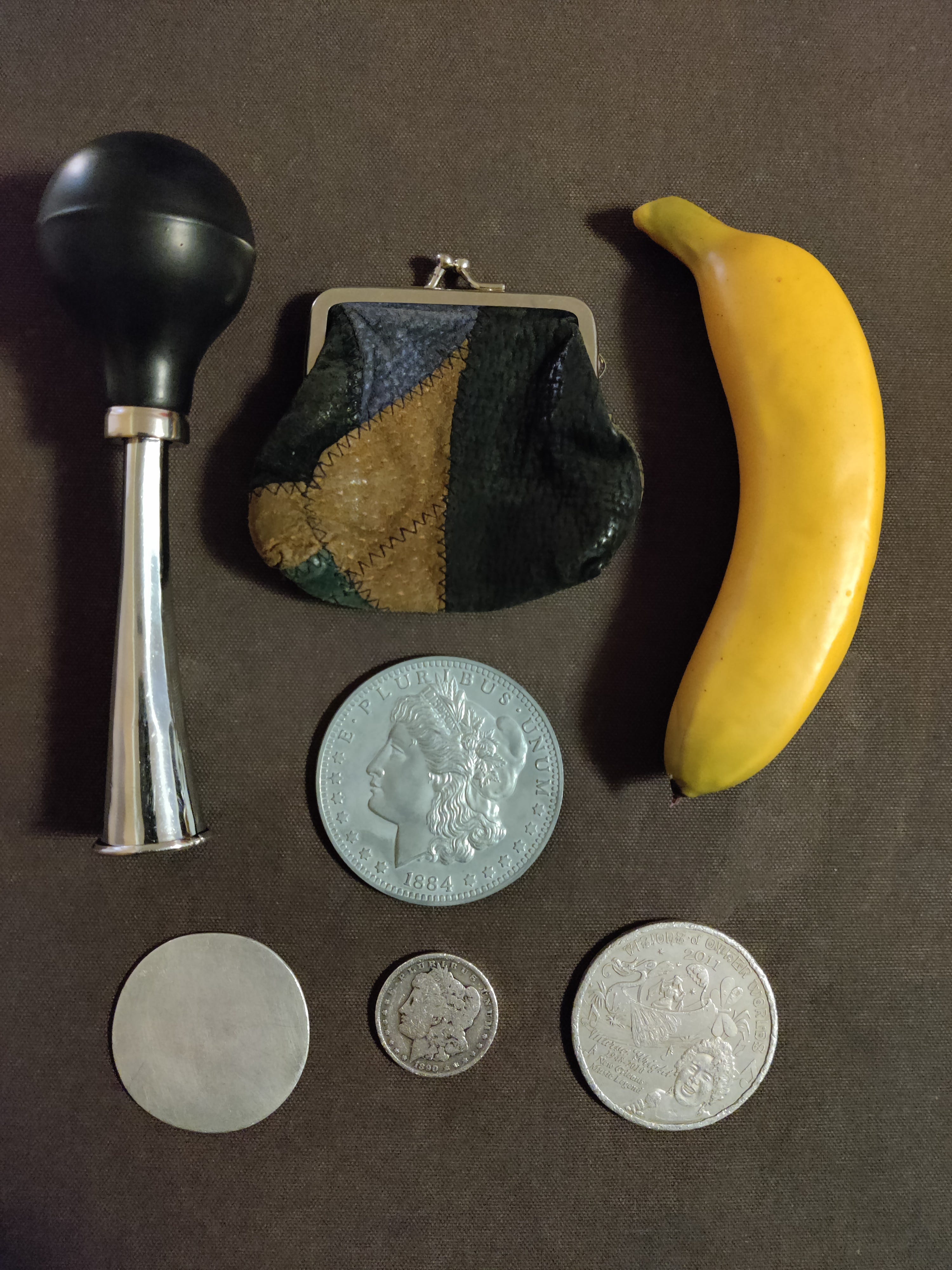 Big Coin Clown Magic, Finger Passes And Muscle Passes With Jumbo Coins.