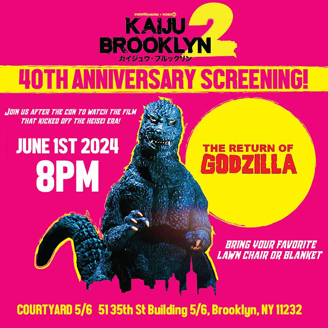 Kaiju Brooklyn 2 to Host Outdoor Screening of RETURN OF GODZILLA on 06 ...