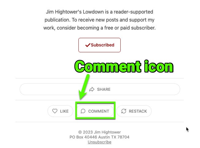 Technical FAQ - Jim Hightower's Lowdown