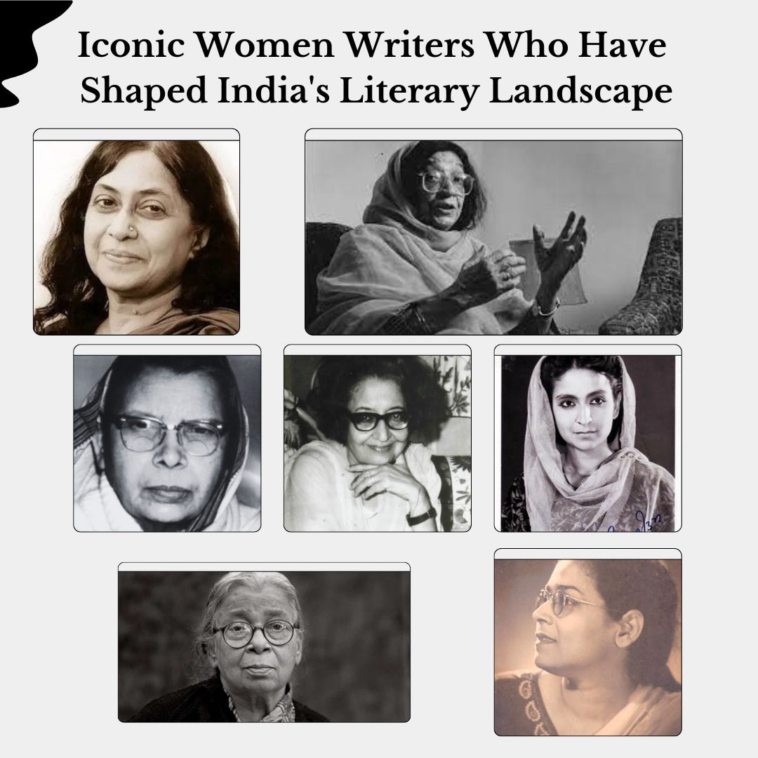 ICONIC WOMEN WRITERS WHO HAVE SHAPED INDIA'S LITERARY LANDSCAPE