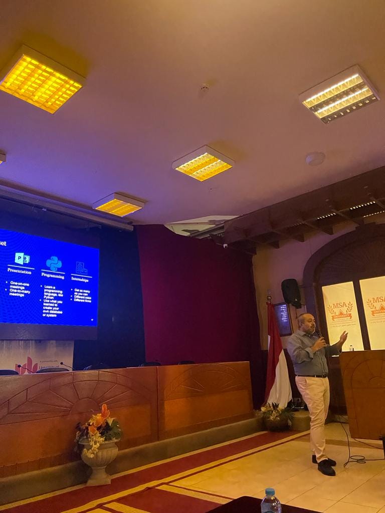 Amr Hussein Elalfy @ MSA University - BORSAGY x بورصجي