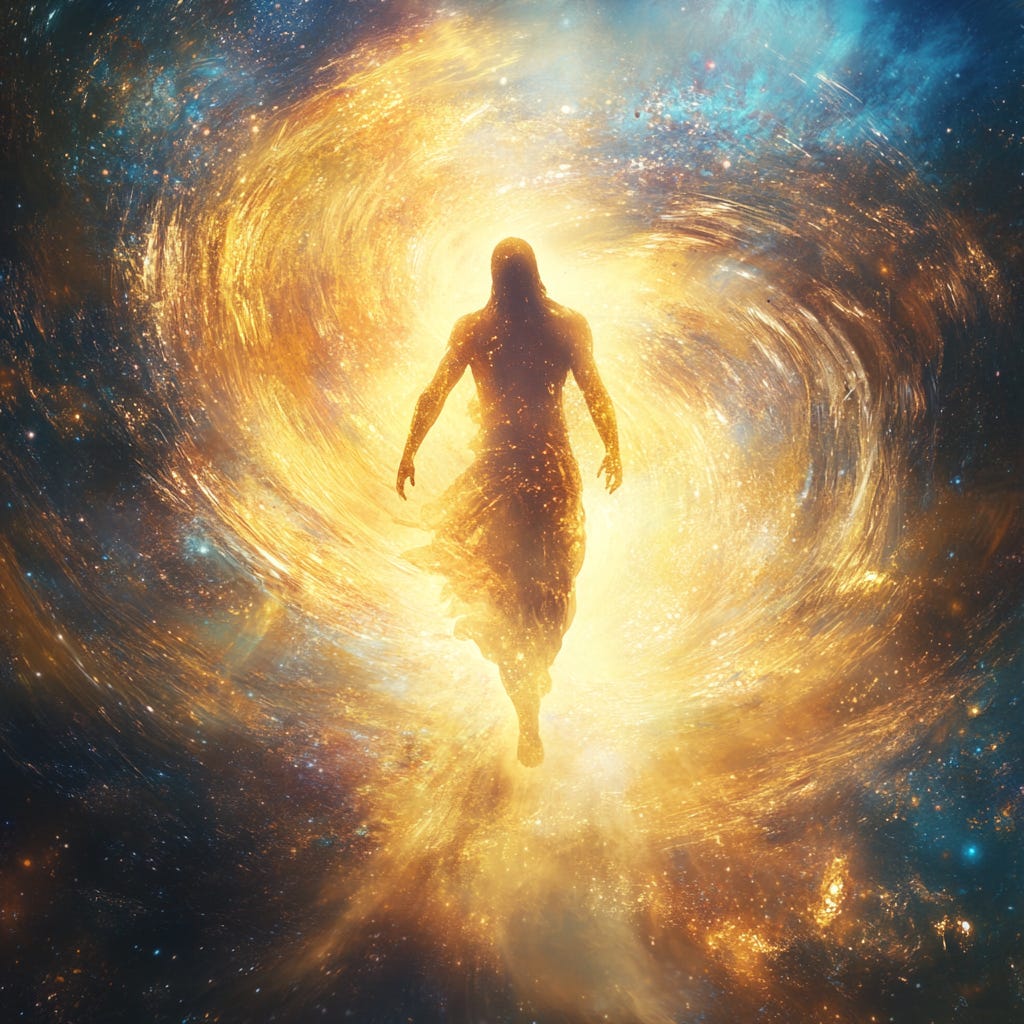 The Quantum Incarnation of Jesus as Transition into Our Linear World