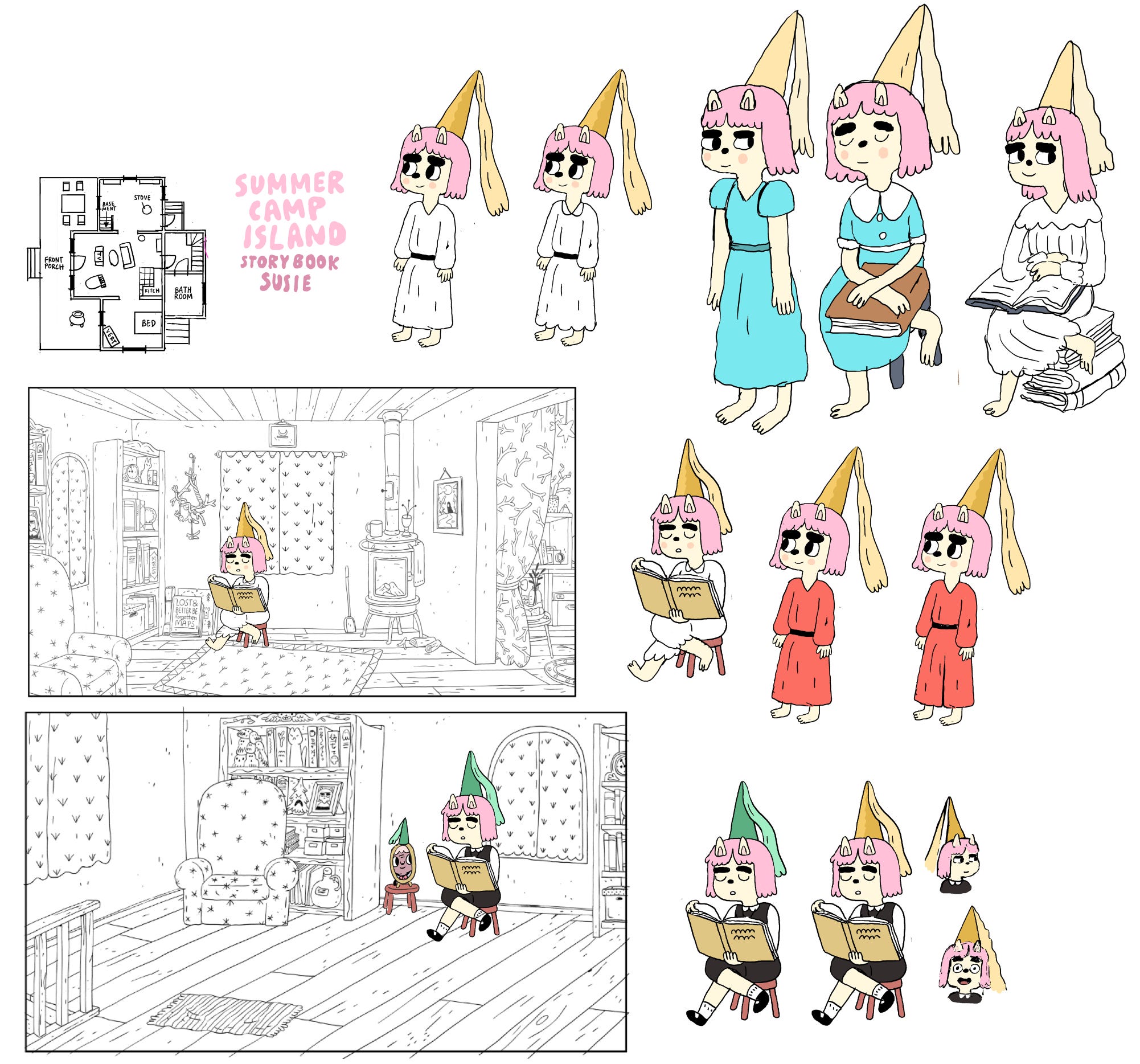 Season Six Visual Development II - by Julia Pott