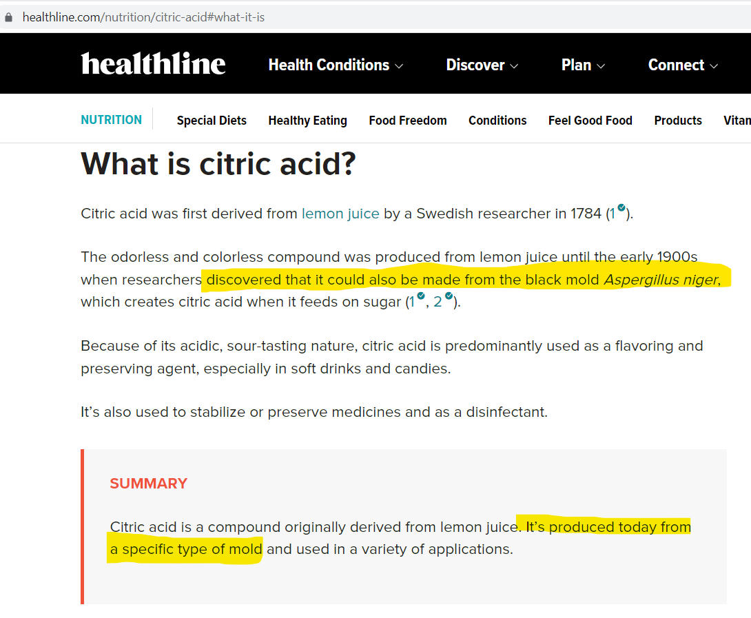 Vitamin C is GMO Corn Syrup, Mold, Chemicals, Bacteria, Bleach and More...
