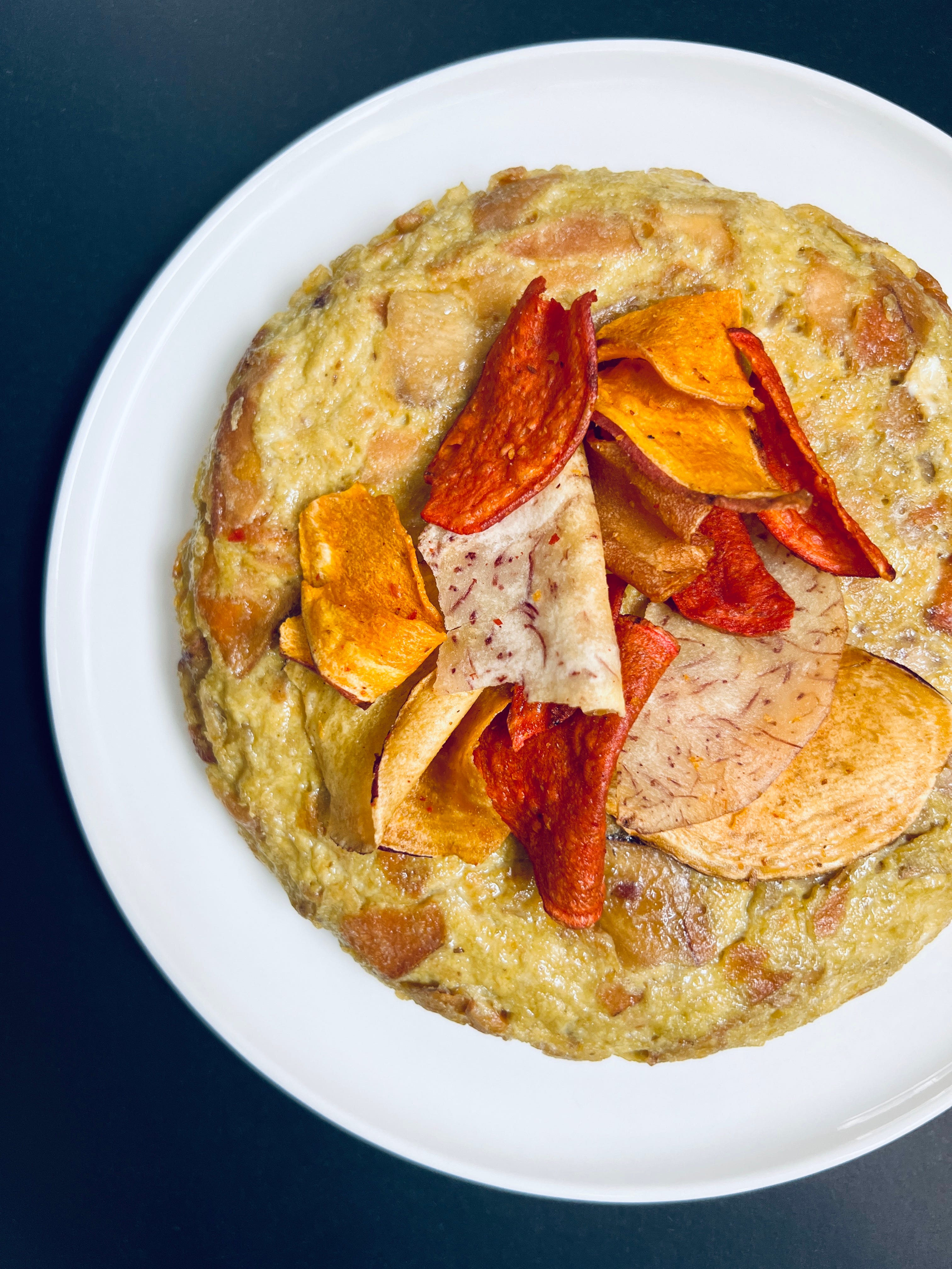 An amazing rainbow tortilla
