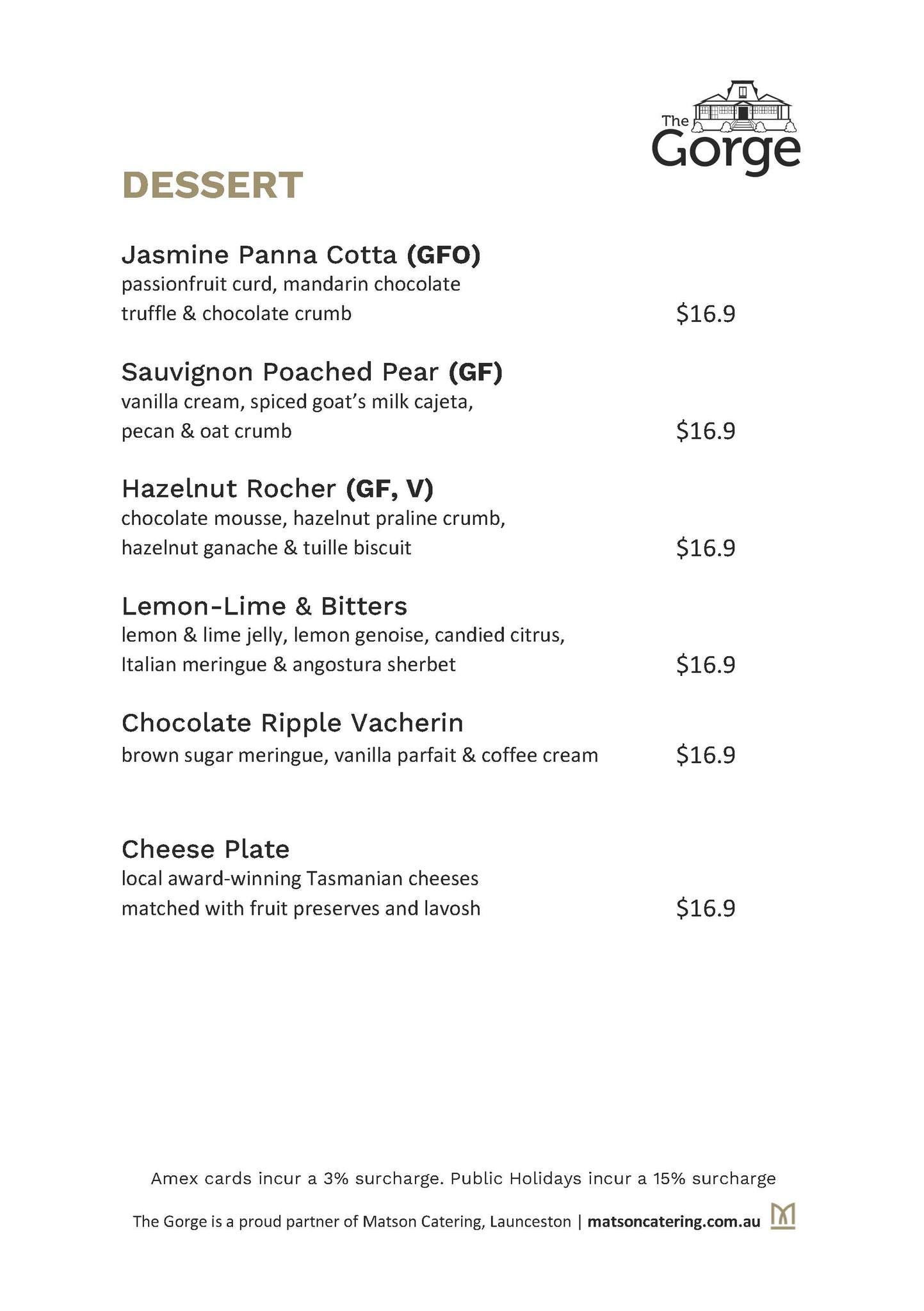 THE GORGE RESTAURANT » Heads Up Launceston