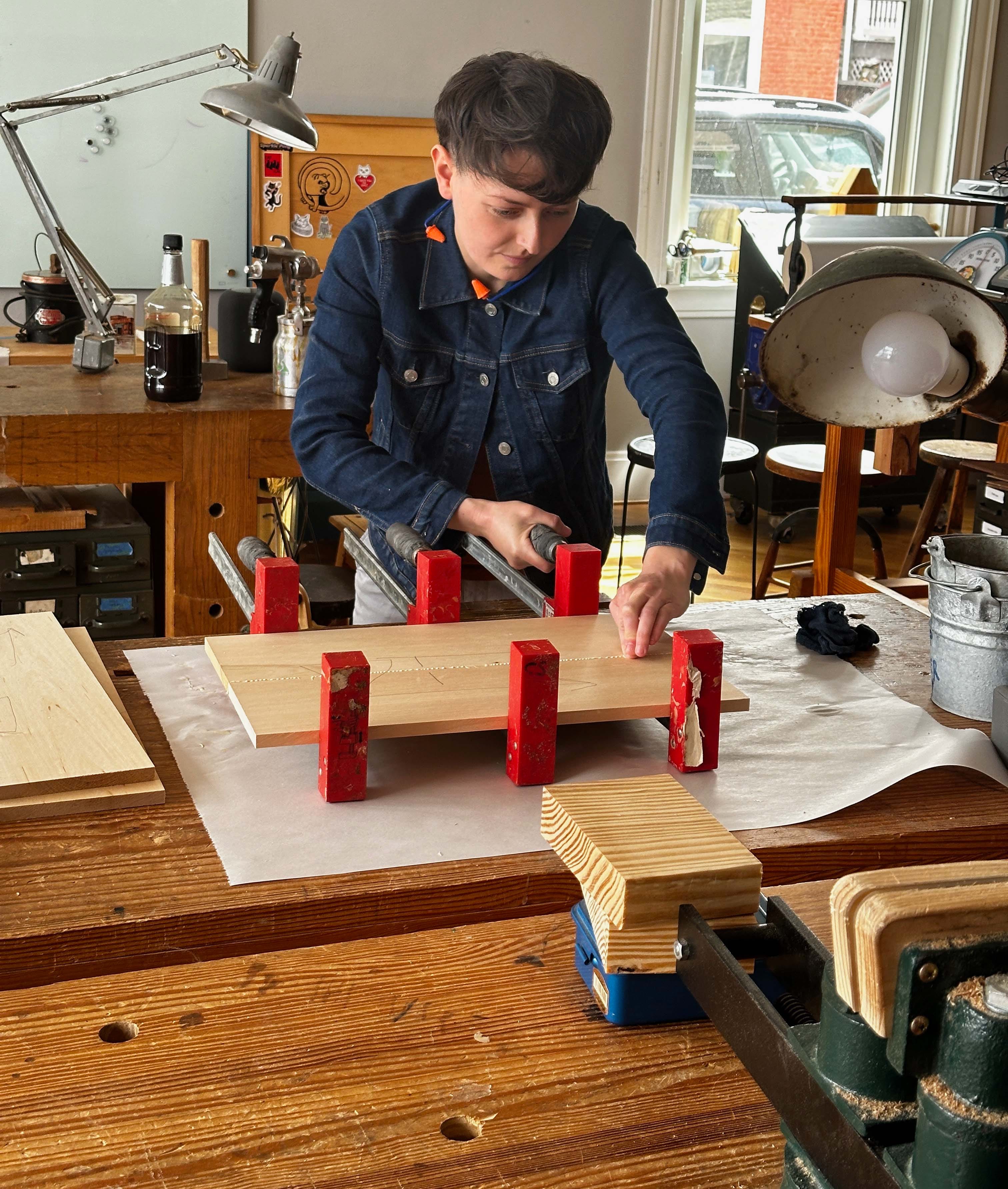 Green Paint & Panel Glue-ups - by Kale Vogt