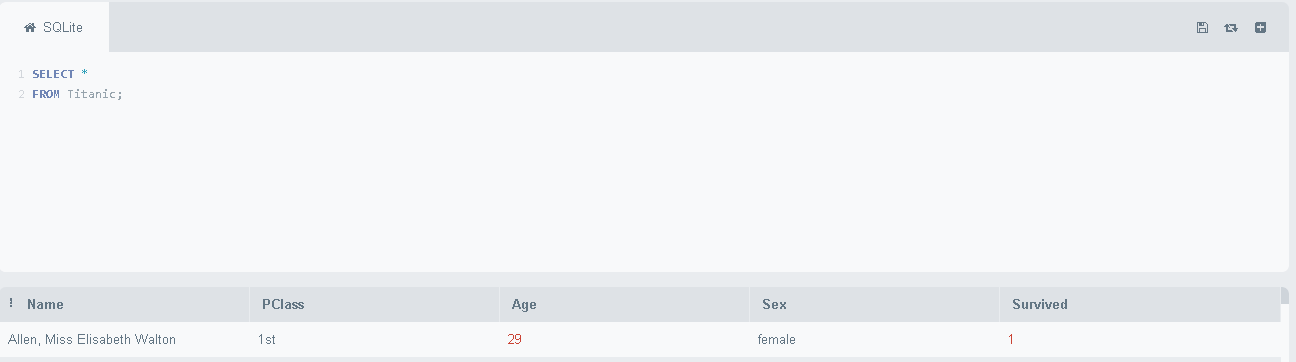 SQL2: Your First SQL Query - by BowTied_Raptor