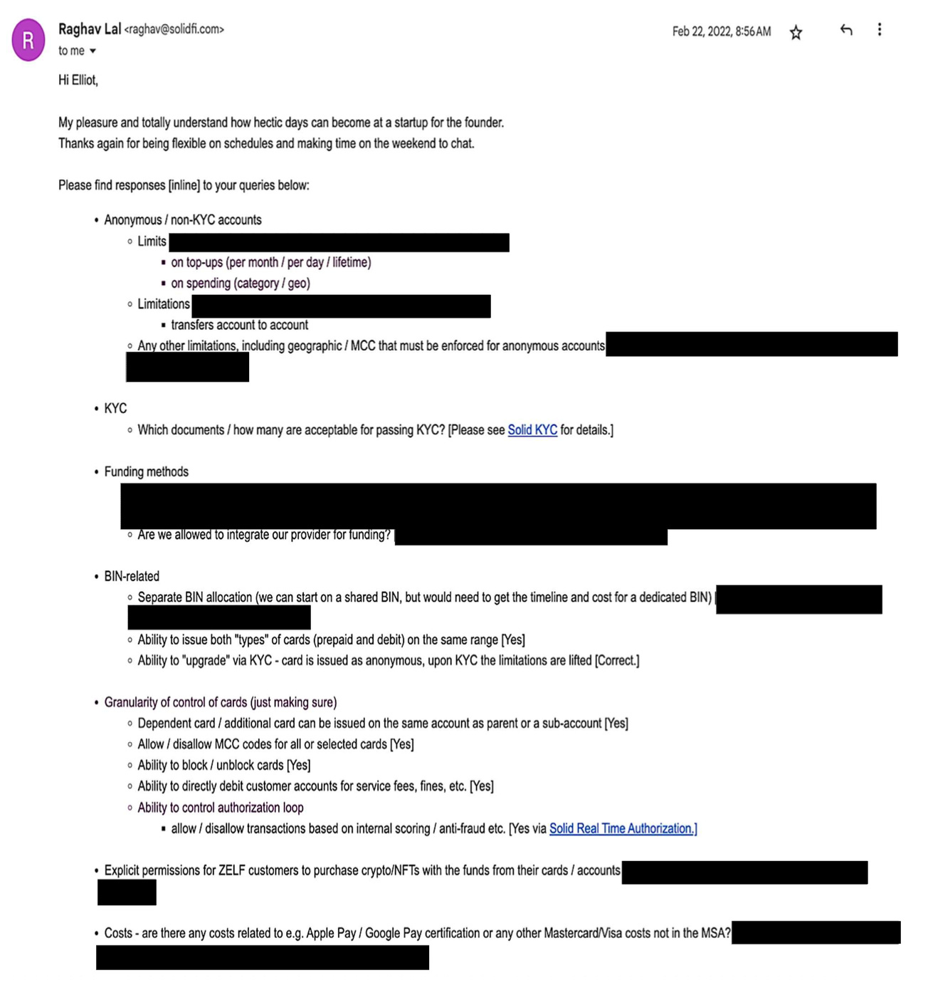 "Anonymous" Crypto Debit Card Startup Sues BaaS Platform, Ex-Evolve Partner Solid