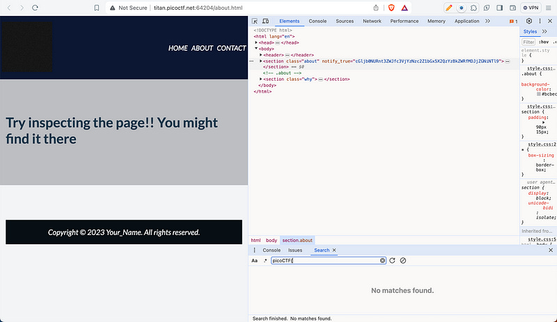 PicoCTF 2024 — WebDecode - VISCID’s Substack