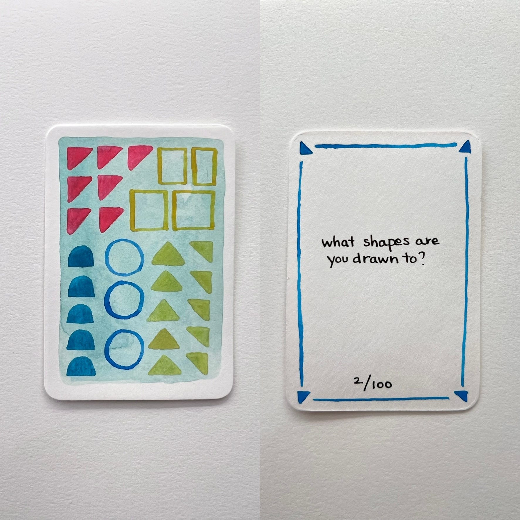 2/100: What shapes are you drawn to?