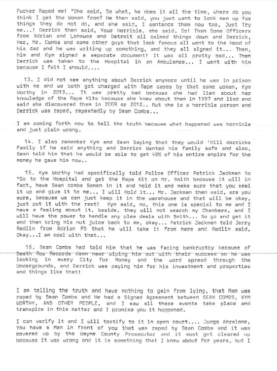 Sean "Diddy" Combs an equal opportunity rapist, according to new affidavit
