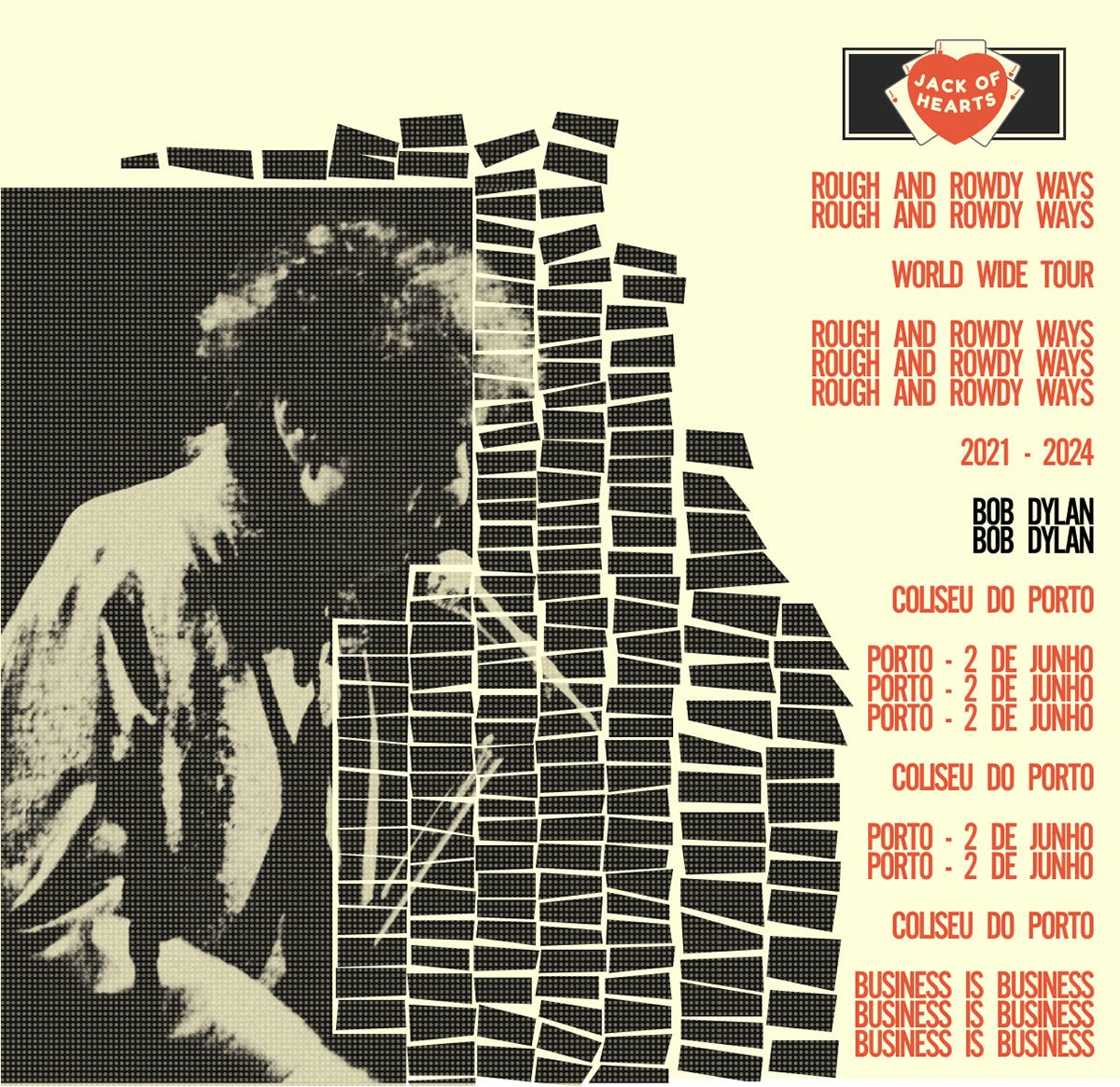 Jazz-Themed Bootleg Covers for Every Show on Dylan's European Tour