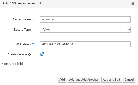 FreeIPA: Configuring DNS Zones and records