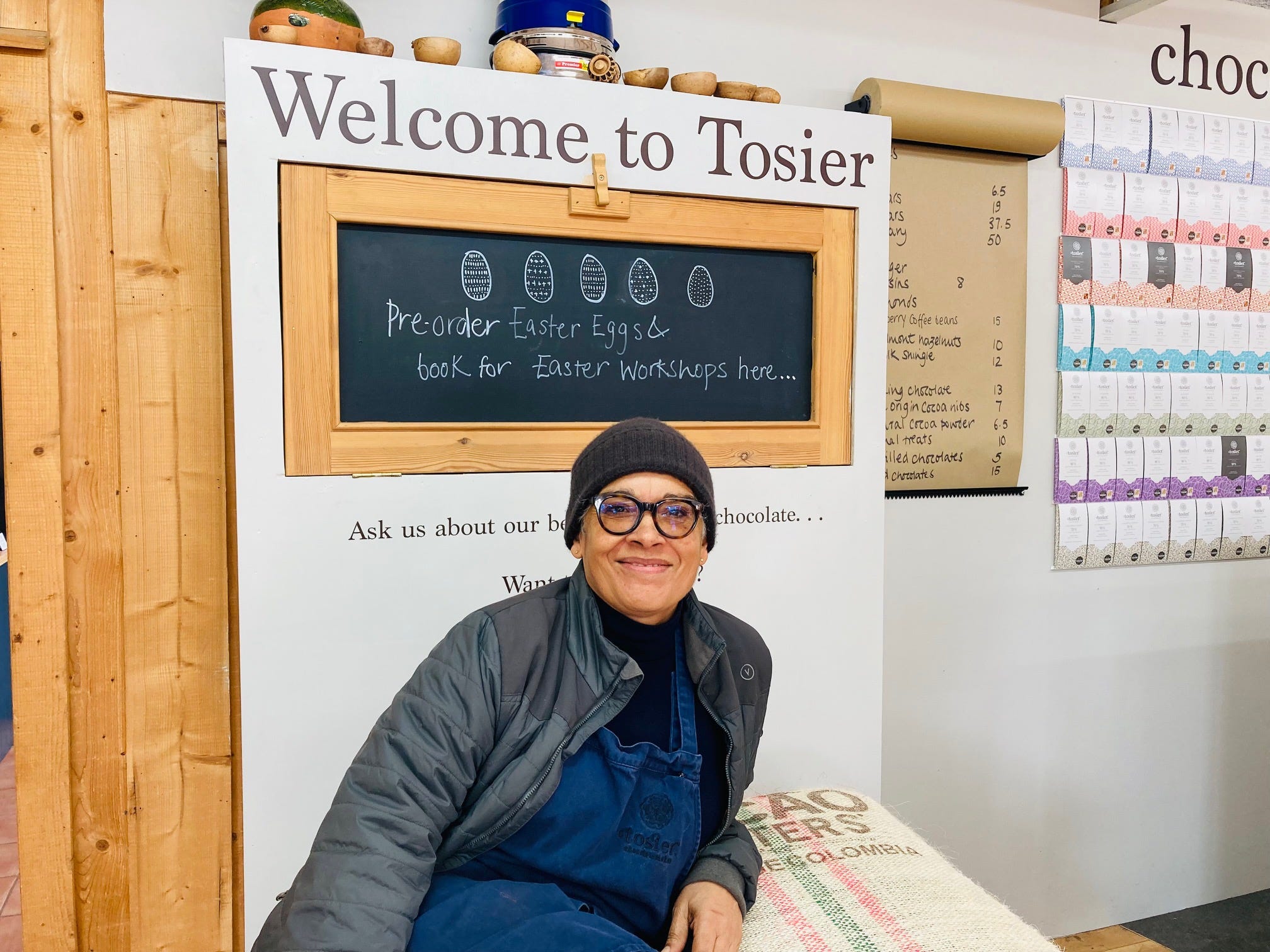 Inside...Suffolk's hidden chocolate cafe