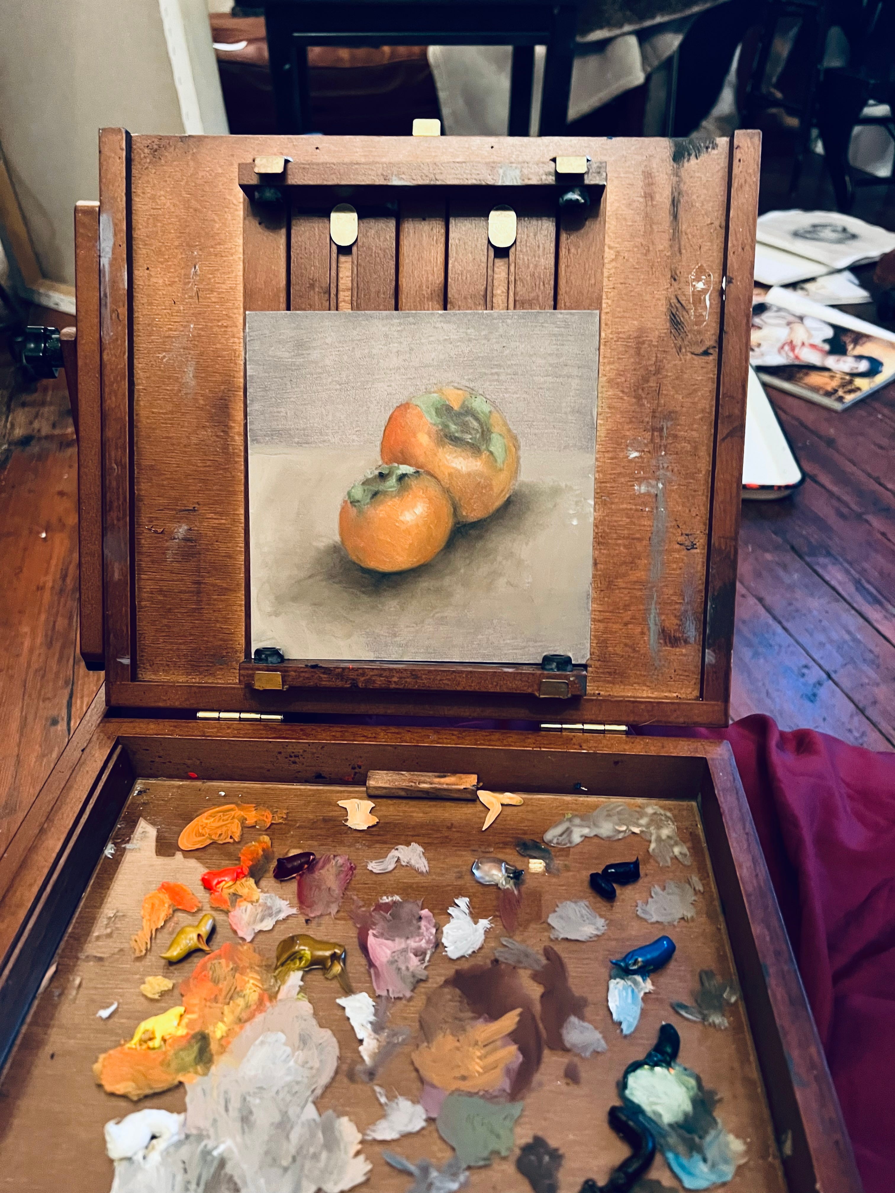 I painted 2 persimmons - by Lisa Says - Lisa’s Substack