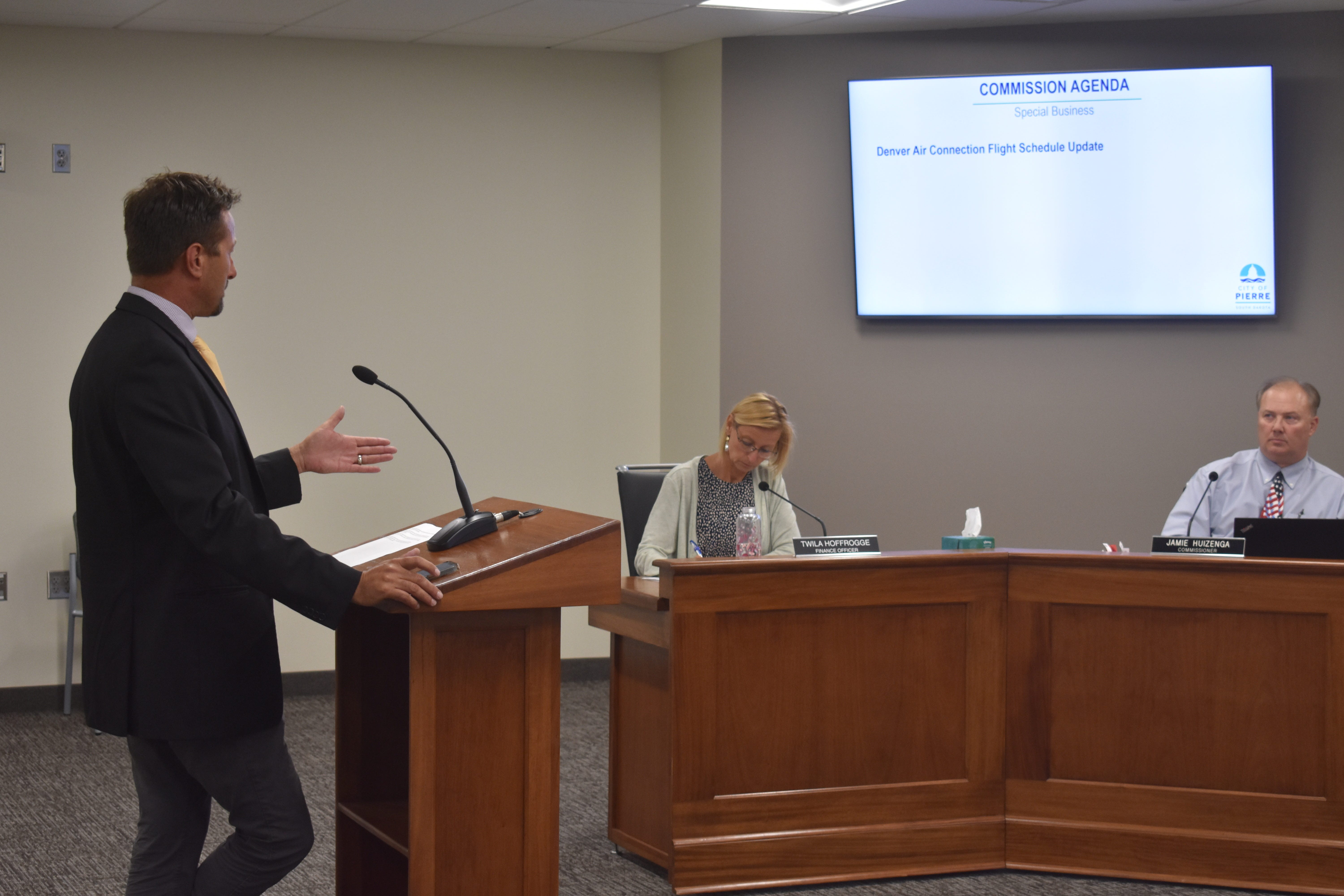 Pierre prepares for eastbound flight - by Austin Goss