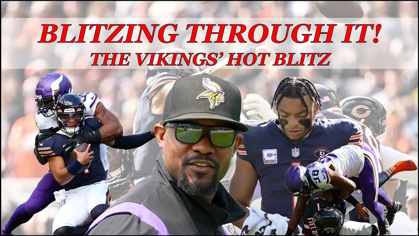 Blitzing Through It! The Vikings Hot Blitz vs. the Chicago Bears ('23).