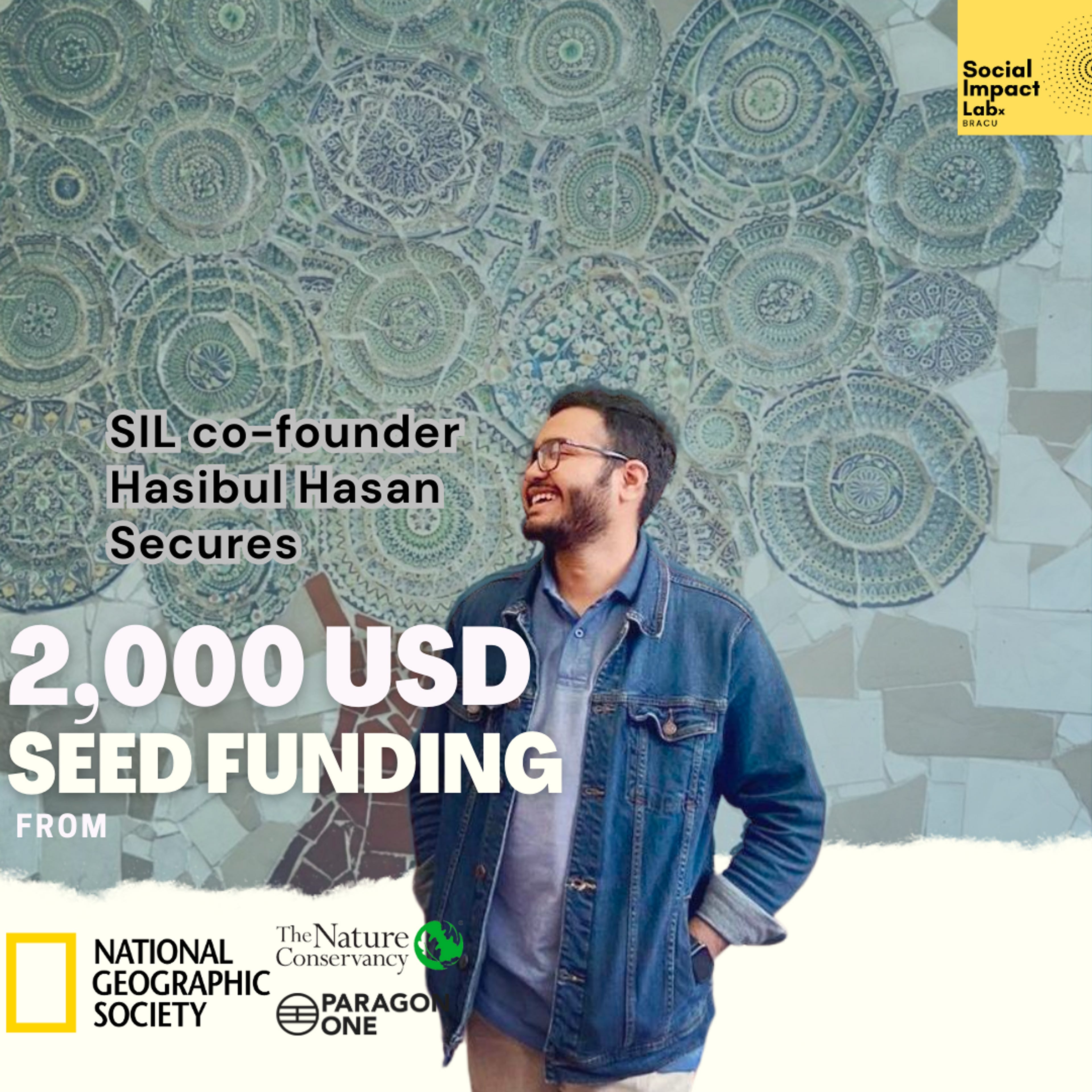 SIL's Cofounder received 2000$ Seed-funding from National Geographic Society and The Nature ...