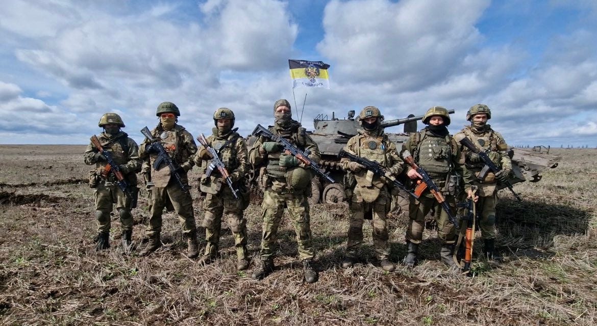 The Russian Imperial Legion's Weapons Arsenal in Ukraine