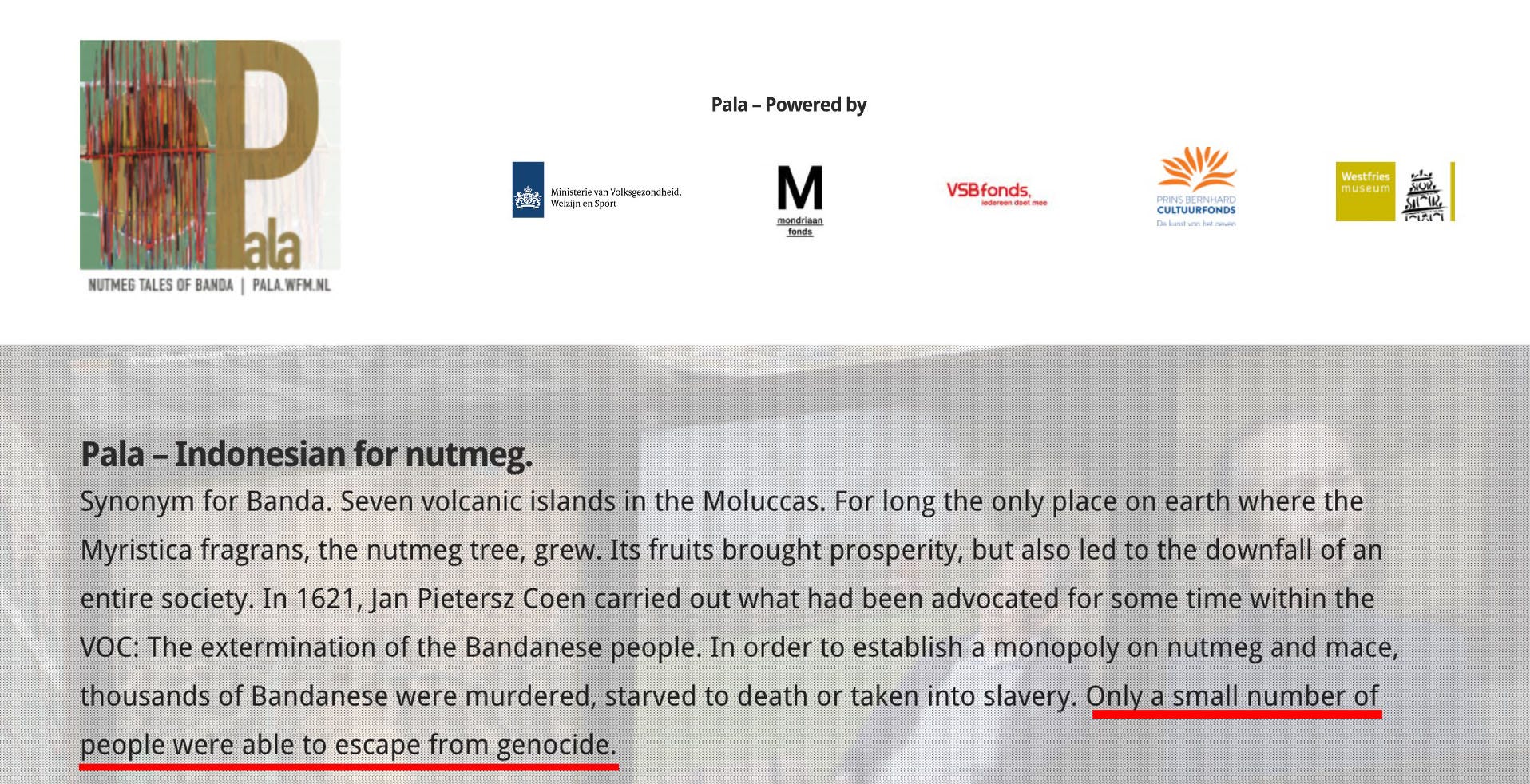Voorwoord van de Indonesische vertaling van Banda. De genocide van Jan ...