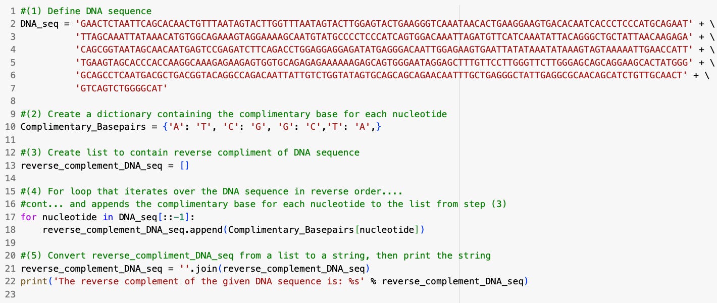 Mobile Procedura Fai Un Esperimento Reverse Complement Dna Sequence Python Perno Ingiustizia