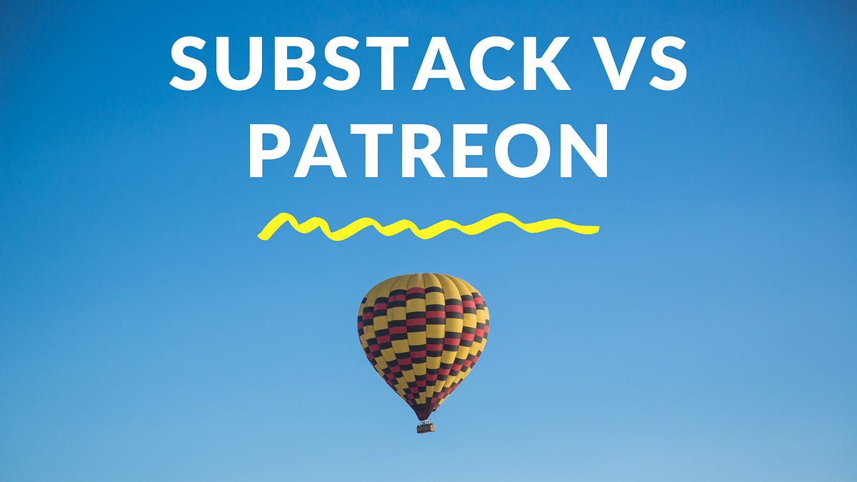 CMDIY Patreon vs Substack - by Cole D Gentry